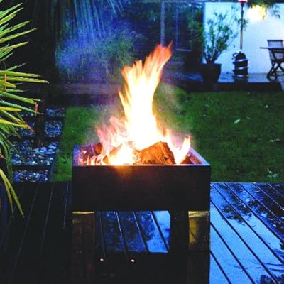 Fire Pit - Square Brazier by Hotspot at the Garden incinerators & Fire Pits