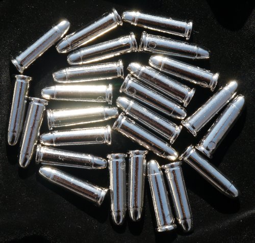 Buy 25 Replica Silver Bullets - Colt Denix Revolver Dummy Ammo ...