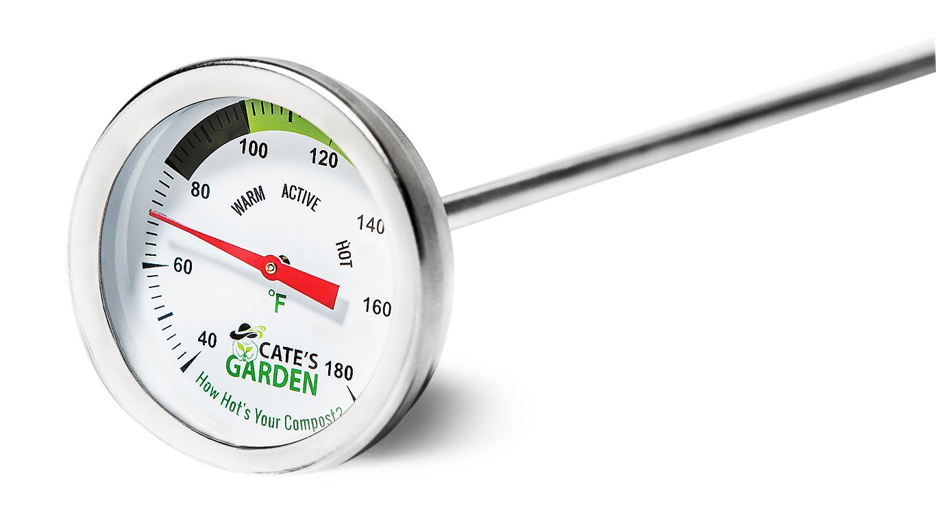 Купить Compost Thermometer - Cate's Garden Premium Stainless Steel ...