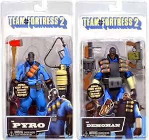 Amazon.com: NECA Team Fortress 2 Set of Both BLU Limited Edition Action ...