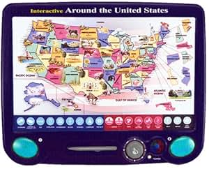 Amazon.com: Scientific INTERACTIVE MAP OF THE UNITED STATES (WITH TRY ...