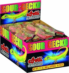 Amazon.com : e.frutti Sour Gecko, 0.68-Ounce Bags (Pack of 40) : Gummy ...