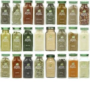 Amazon.com : Simply Organic Gourmet Top 24 Spices Set : Grocery ...