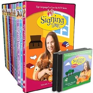 Amazon.com: Signing Time Series Two DVD Collection 1-13 DVD, 2 CD ...