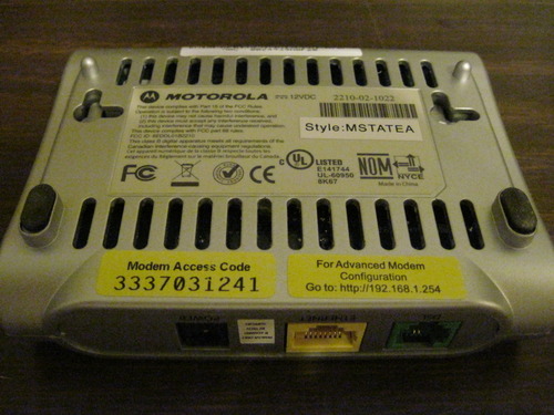 Amazon.com: Motorola 2210-02 DSL Modem: Electronics