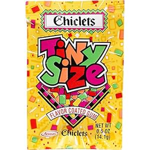 Amazon.com : Cadbury Adams Chiclets tiny Size fruit flavored coated gum ...