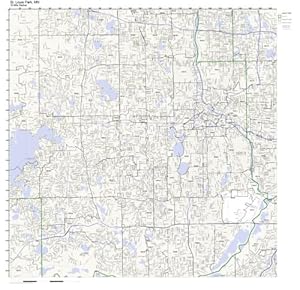 Saint Louis Park Minnesota Map | Paul Smith
