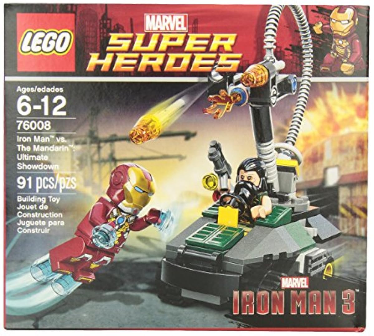 [해외] LEGO 76008 MARVEL SUPER HEROES IRON MAN VS.THE MANDARIN ULTIMATE ...