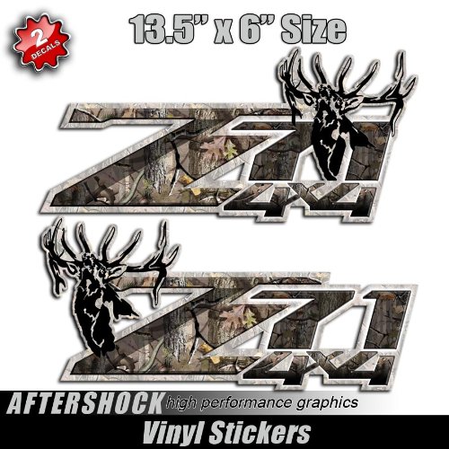 Buy 4x4 Z71 Elk Hunting Silverado Truck Camo Stickers Online at Lowest ...