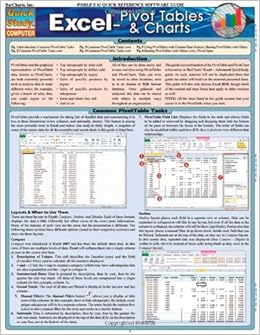 Amazon.com: Excel: Pivot Tables & Charts (Quick Study: Computer ...