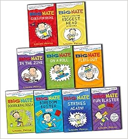 Lincoln Peirce Big Nate 9 Books Collection Pack Set (Doodlepalooza, Fun ...