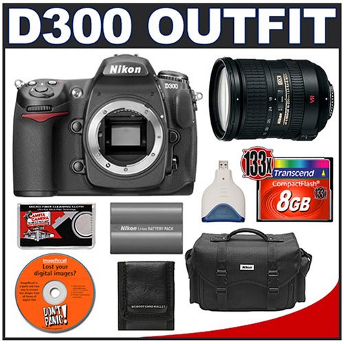 Nikon D300 Digital SLR Camera with Nikon 18-200mm VR DX Lens + 8GB CF ...