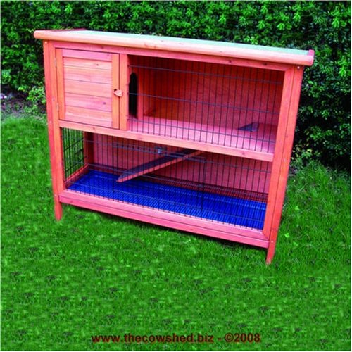 Cheapest 4ft Rabbit or Guinea Pig Penthouse Hutch | petsuppilesuk12