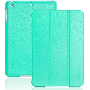 Amazon.com: iPad mini case, INVELLOP Teal/Turquoise Leatherette Case ...