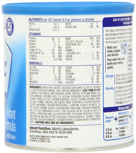 Similac Advance Infant Formula with Iron, Powder, 12.4 Ounces (Pack of ...