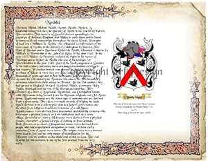 Amazon.com: Nesbitt Coat of Arms/ Family Crest on Fine Paper and Family ...