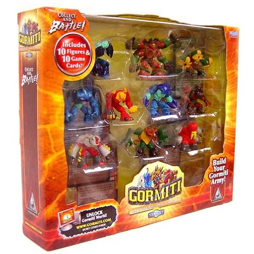 Amazon.com: Gormiti Series 1 Mini Figure 10-Pack Assortment B (Tasarau)