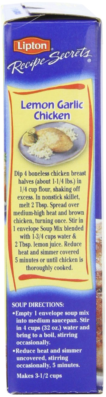 Lipton Recipe Secrets Recipe Soup and Dip Mix, Savory Herb with Garlic ...