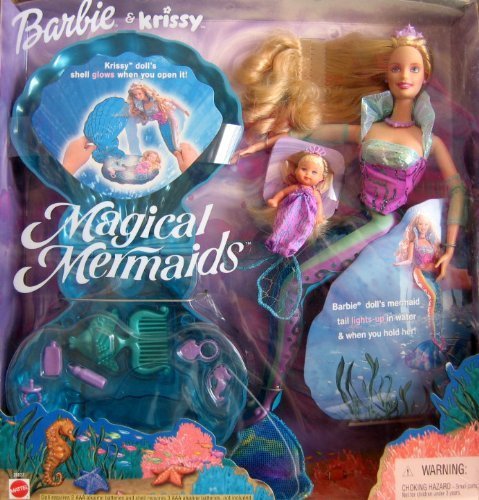 Magical Mermaids Barbie And Krissy Dolls Set Barbie Doll W | Desertcart ...