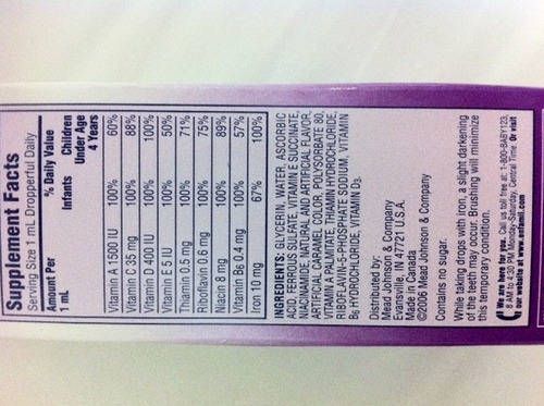 Amazon.com: Enfamil Poly-Vi-Sol Multivitamin Supplement Drops with Iron ...