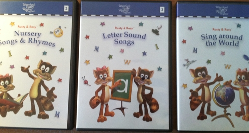 Amazon.com : Rusty & Rosy (3 DVD Set) Letter Sound Songs, Sing Around ...