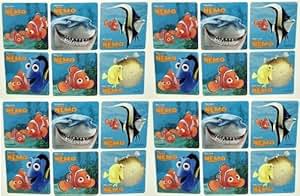 Amazon.com: FINDING NEMO STICKERS - Finding Nemo Birthday Party Favor ...