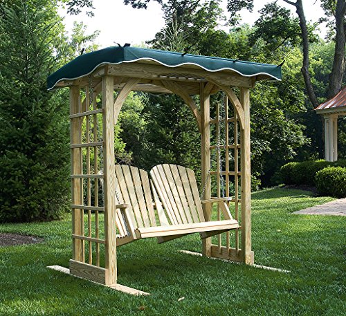 Buy 6 Ft Pressure Treated Pine Martha's Arch Arbor, Canopy and 4 Ft ...
