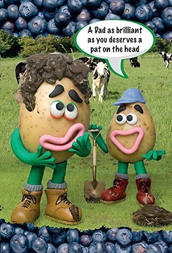 Violent Veg Dad Birthday Card Pat On The Head Funny | Desertcart Sri Lanka