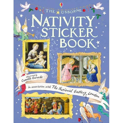 Christmas Book Advent – Usborne Nativity Sticker Book | 5minutespeace's ...