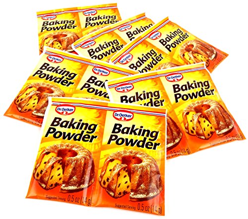 Dr. Oetker Baking Powder, 0.5 oz Packets in a BlackTie Box (Pack of 12 ...