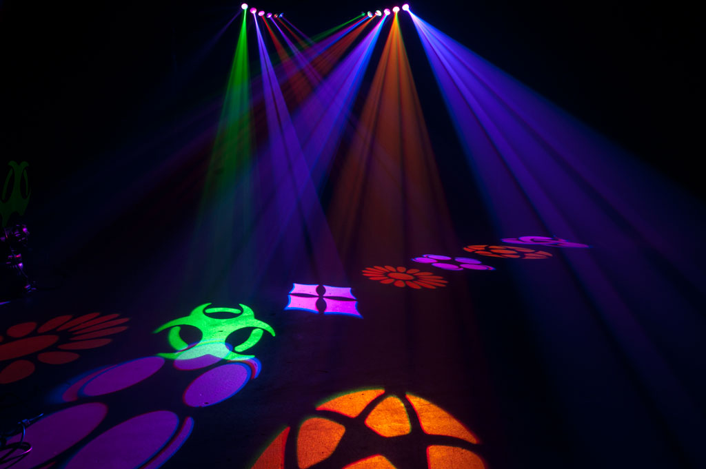 Amazon.com: American DJ Supply Gobo Motion 6 Lens LED Powered Gobo ...