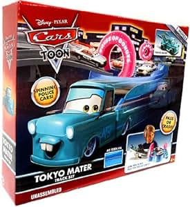 Amazon.com: Disney / Pixar CARS TOON Playset Tokyo Mater Track Set ...