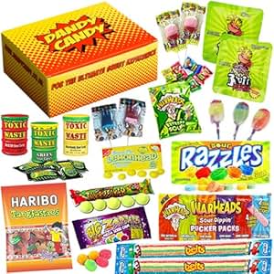 Amazon.com : Dandy Candy Sour and Fizzy Retro Sweets Gift Hamper ...