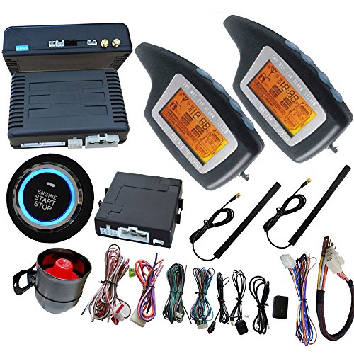 Buy Cardot Passive Two Way Car Alarm System with remote start stop ...