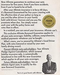 Amazon.com: 1967 Allstate Insurance: Guarantee, Allstate Insurance ...