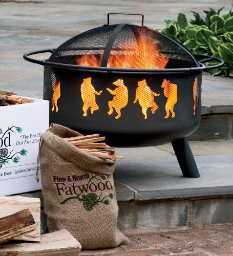 Dancing Bears Outdoor Fire Pit - FindGift.com