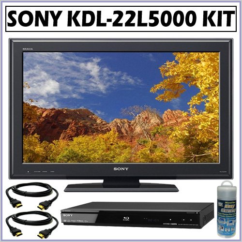 Sony BRAVIA? L Series KDL-22L5000 22-Inch 720p LCD HDTV + Blu-Ray ...