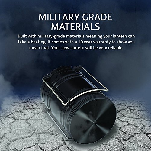 Divine LEDs Bright 2 Pack Portable Outdoor LED Camping Lantern, Black ...