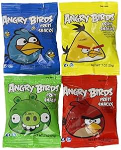 Amazon.com: Angry Birds Fruit Snacks 42 Pouch Assortment Variety Box ...
