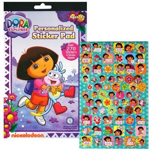 Dora The Explorer Sticker Pad with Over 270 Stickers $4.50