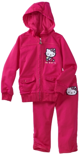 Hello Kitty Girls 2-6X French Terry Active Set with Embroidery - 0.10 ...