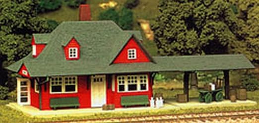 Heljan o gauge dcc, ho scale train station kits