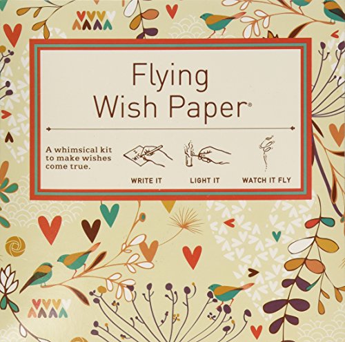 Flying Wish Paper - Write it., Light it, & Watch it Fly - 5" x 5 ...