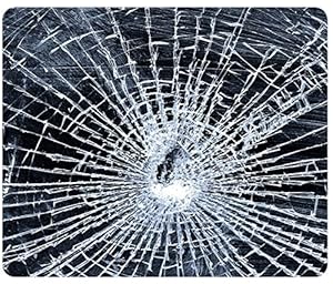 Amazon.com : Broken Screen Mousepad, Custom Rectangular Mouse Pad ...