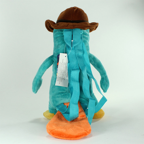 Amazon.com: Phineas and Ferb Perry the Platypus 16" Plush Backpack ...