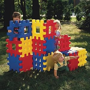 Amazon.com: Big Waffle® Blocks by Little Tikes 18 Large Waffle Blocks ...