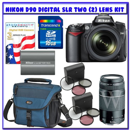 Nikon D90 Digital SLR Camera with 18-105mm AF-S DX VR Nikkor Lens w ...