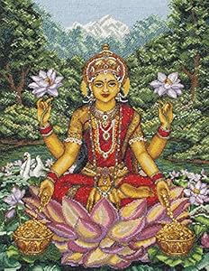 Amazon.com - Maia Goddess Lakshmi Cross Stitch Kit