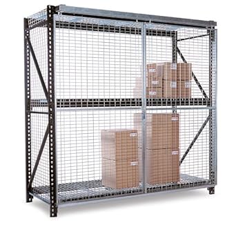 Folding Guard Pallet Rack Enclosure - 96X96" - Sliding Door Assembly