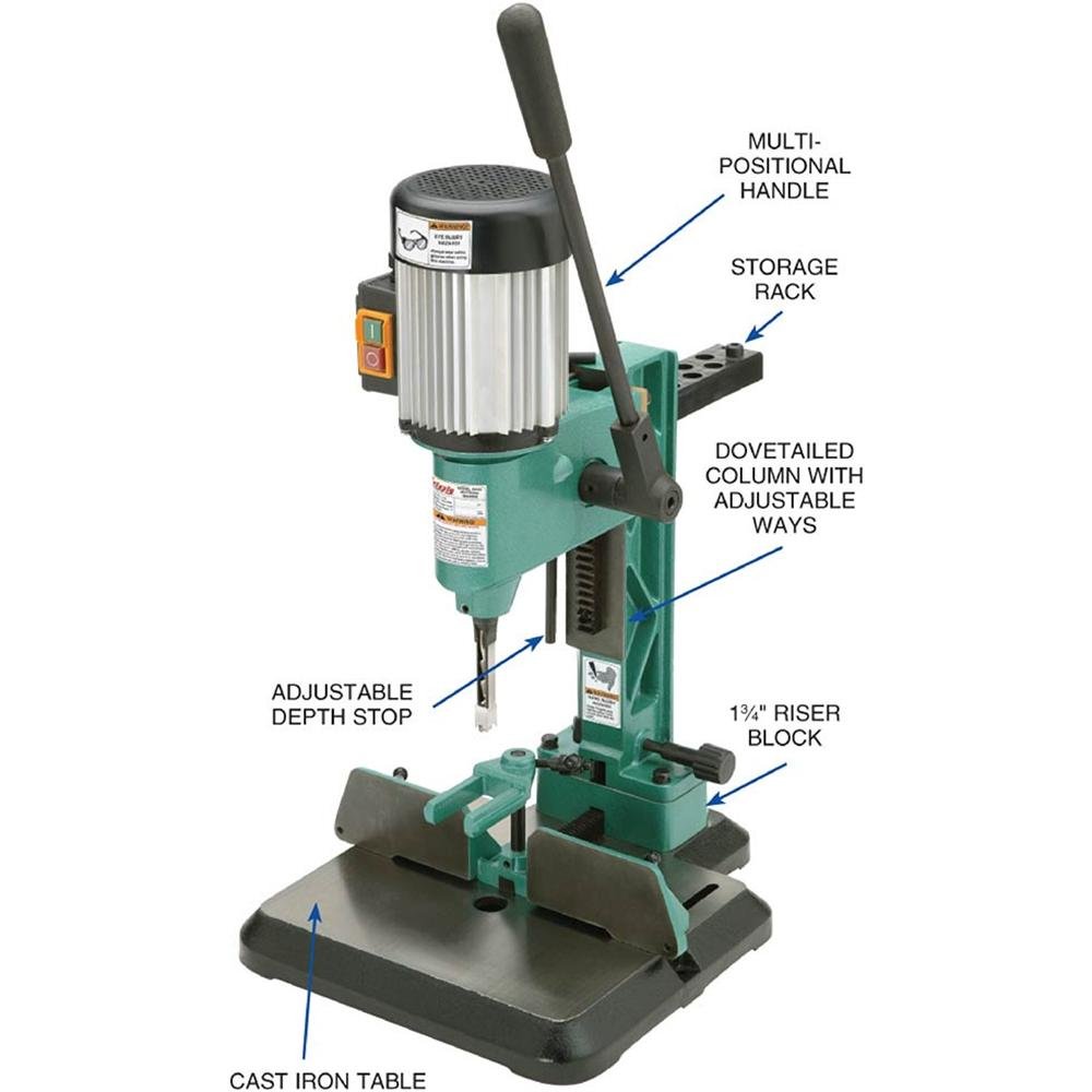 Купить Grizzly G0645 Bench-Top Mortising Machine, 0.50-HP в интернет ...